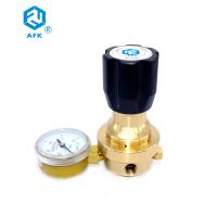 China Inlet 2.5 Mpa Brass Low Pressure Oxygen Pressure Regulator with One Gauge for sale