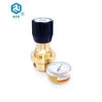China Inlet 2.5 Mpa Brass Low Pressure Oxygen Pressure Regulator with One Gauge for sale
