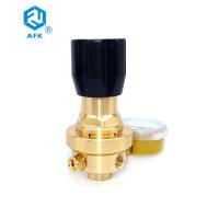 China Inlet 2.5 Mpa Brass Low Pressure Oxygen Pressure Regulator with One Gauge for sale
