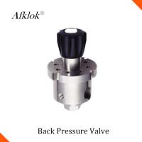 China RW74 Stainless Steel Back Pressure Regulator Valve with 1