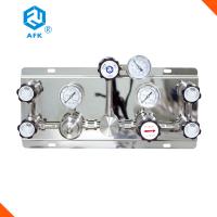 China Stainless steel 316L Manual change-over switching stations for alternate cylinder operation gas pressure regulator for sale
