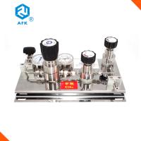 China Stainless steel 316L Manual change-over switching stations for alternate cylinder operation gas pressure regulator for sale