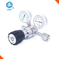 China Adjustable Stainless Steel Pressure Regulator , Gas Cylinder Regulator For Nitrogen for sale