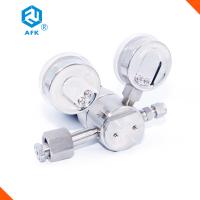China Adjustable Stainless Steel Pressure Regulator , Gas Cylinder Regulator For Nitrogen for sale