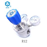 China Stainless Steel 316L Single Stage Co2 Gas Low Pressure Regulator for sale