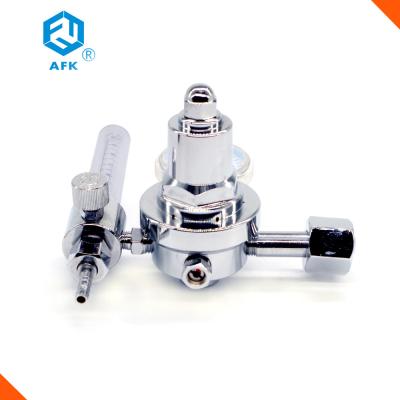 China High Pressure Single Stage Brass co2 Flow Regulator with one gauge for sale