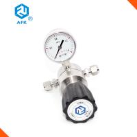 China High pressure single stage oxygen pressure regulator with gauges for sale