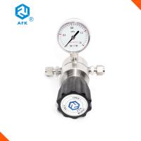 China High pressure single stage oxygen pressure regulator with gauges for sale