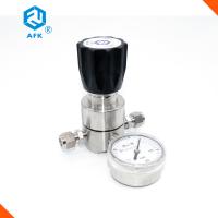 China High pressure single stage oxygen pressure regulator with gauges for sale