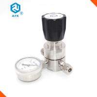 China High pressure single stage oxygen pressure regulator with gauges for sale