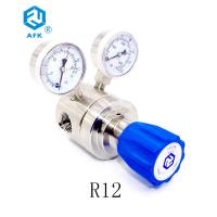China Stainless Steel High Pressure Nitrogen Regulator 3000 PSIG Inlet with 0-250 PSIG Outlet Range for sale
