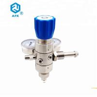 China Made in China dual stage argon gas pressure regulator with compression fittings for sale