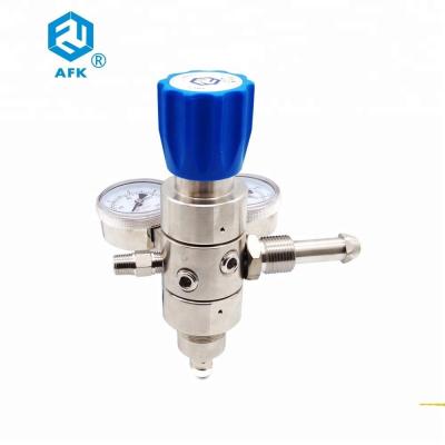 China Made in China dual stage argon gas pressure regulator with compression fittings for sale