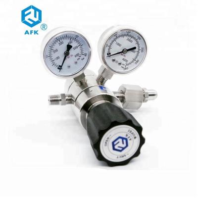 China double stage stainless steel nitrogen gas pressure fixed regulator for sale