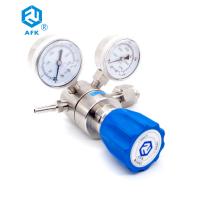 China CGA540 Oxygen Stainless Steel Pressure Regulator Thread Type With Two Manometers for sale