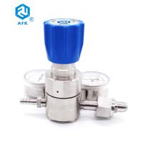 China R11 Hydrogen Natural Gas Regulator , C2h2 Propane Panel Mounting Pressure Reducing Valve for sale