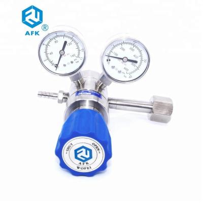 China Oxygen Flow Stainless Steel Pressure Regulator For Welding With Diaphragm Valve for sale
