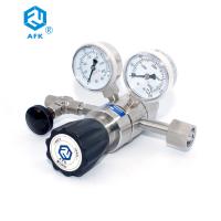 China 316L Stainless Steel Two-Stage Pressure Regulator 200 Bar 3000 PSIG Inlet for Natural Gas and Corrosive Applications for sale