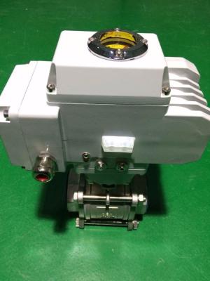 China electric actuator ss316 water ball valve for sale