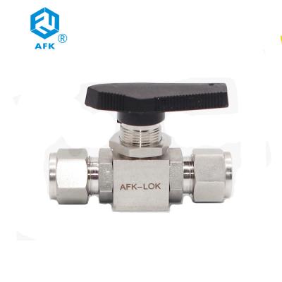 China Oil And Gas Stainless Steel Ball Valve Ss 316 Double Union Structure 1/4 3/8 1/2 for sale