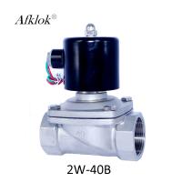 China Stainless Steel 2 Way Normal Closed 1.5  inch Water Solenoid Valve for sale
