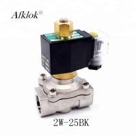 China Stainless Steel 304 Normally Open DC 24V 1 inch Solenoid Valve for Water for sale