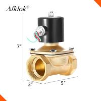 China 2Way Direct Acting Normally close Diaphragm 2w-500-50 2 inch 12V Solenoid Valves for Water Price for sale