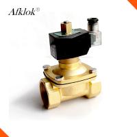 China 2W NC NO Stainless Steel 12v Diesel Fuel Water Solenoid Valve for sale