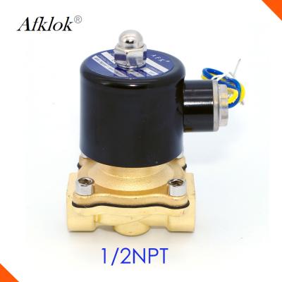 China 2W-160-15 Water Solenoid Valve Low Voltage Fuild Temperature Below 80°C for sale