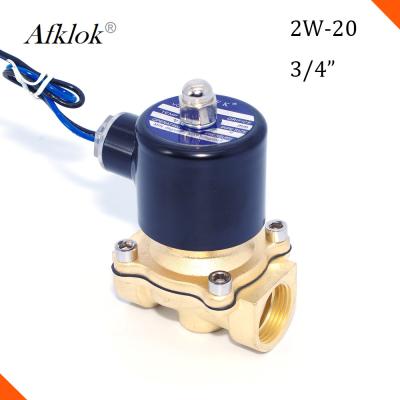 China 10Bar Hydraulic Solenoid Valve , Brass 3/4 Inch Latching Water Valve With Diaphragm for sale