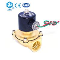 China Directing Acting Water Solenoid Valve Electric 110 Volt Viscosity Below 20CST for sale