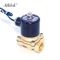 China High Pressure 2-Way Brass Solenoid Valve DC 24V 1/2