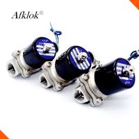 China NPT Female Water Solenoid Valve Direct Acting Applied To Air Water Oil Steam for sale