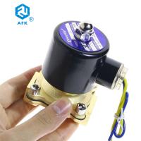 China 15mm Water Solenoid Valve 1/2 220V 2 Way With NPT Thread Connector for sale