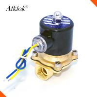China Diesel Oil Water Solenoid Valve 1 Inch Normally Closed High Temp Resistant for sale