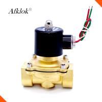 China Brass Water Solenoid Valve 24V AC Direct Acting 2W-250-25 1 Inch Normally Closed for sale