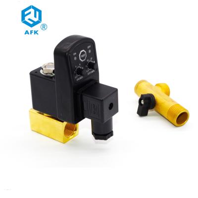 China Brass High Pressure Solenoid Valve With OPT Timer 1/2