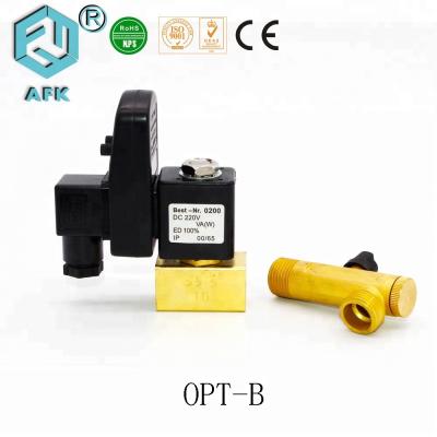 China IP65 High Pressure Solenoid Valve For Washing Machine With Switch Button for sale