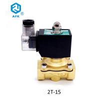 China Brass Electric 1/2 inch Lpg  Gas Solenoid Valve DC 24V for sale
