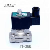 China DN25 Stainless Steel 1 inch Natural Lpg Gas Solenoid Valve DC 12V for sale