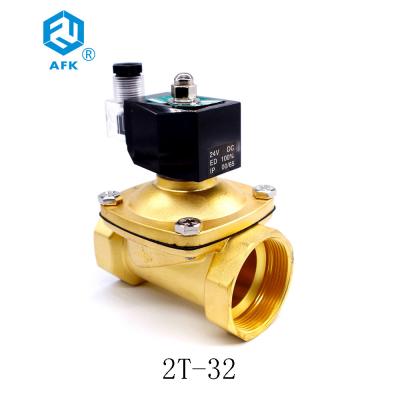 China Brass Lpg Gas Solenoid Valve 1-1/4