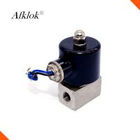 China SS304 LPG Gas Solenoid Valve 1/4 Inch 24V DC with 12 Bar Pressure Rating and High Temperature Resistance for sale
