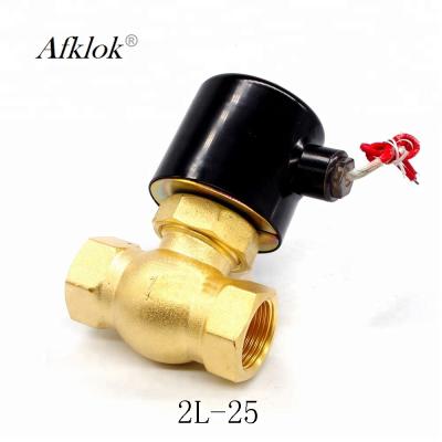 China Brass Steam Temperature Control Valve DC 24 Volt 1 Inch Pilot Acting <180℃ for sale