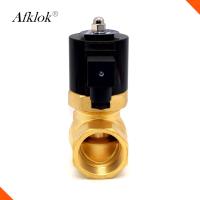 China Brass Steam Solenoid Valve Normally Closed With G Thread Connector for sale
