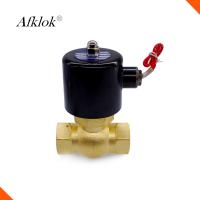 China 12V Steam Solenoid Valve High Temp Durable Shutoff Structure B Class Isulation Grade for sale