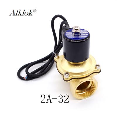 China Low Pressure 110V 24V AC Brass 1-1/4
