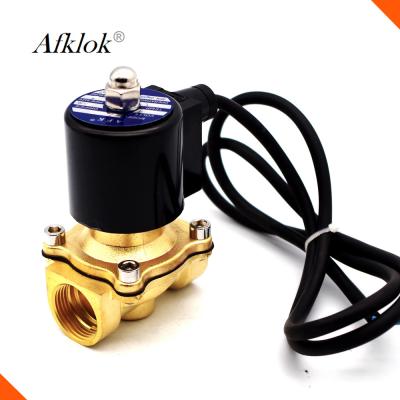 China Electric Brass Underwater Valve , 3/4 Inch 220V Water Flow Valve With G Thread for sale