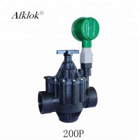 China Nylon Material 2 inch Irrigation Valve Water Solenoid Valve with Timer for sale