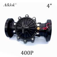 China 4-Inch Electric Plastic Irrigation Solenoid Valve DC Latching 0.1-1.0MPa 80mm Orifice for Agriculture Water Systems for sale