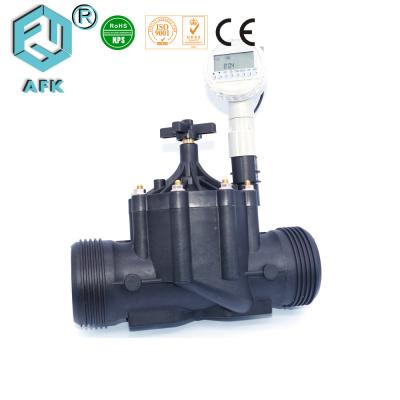 China 80mm Irrigation Solenoid Valve BSP Threaded 2 Way Solar Power Normally Closed for sale